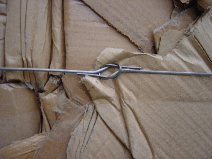 9 Gauge Bright Double Loop Bale Ties