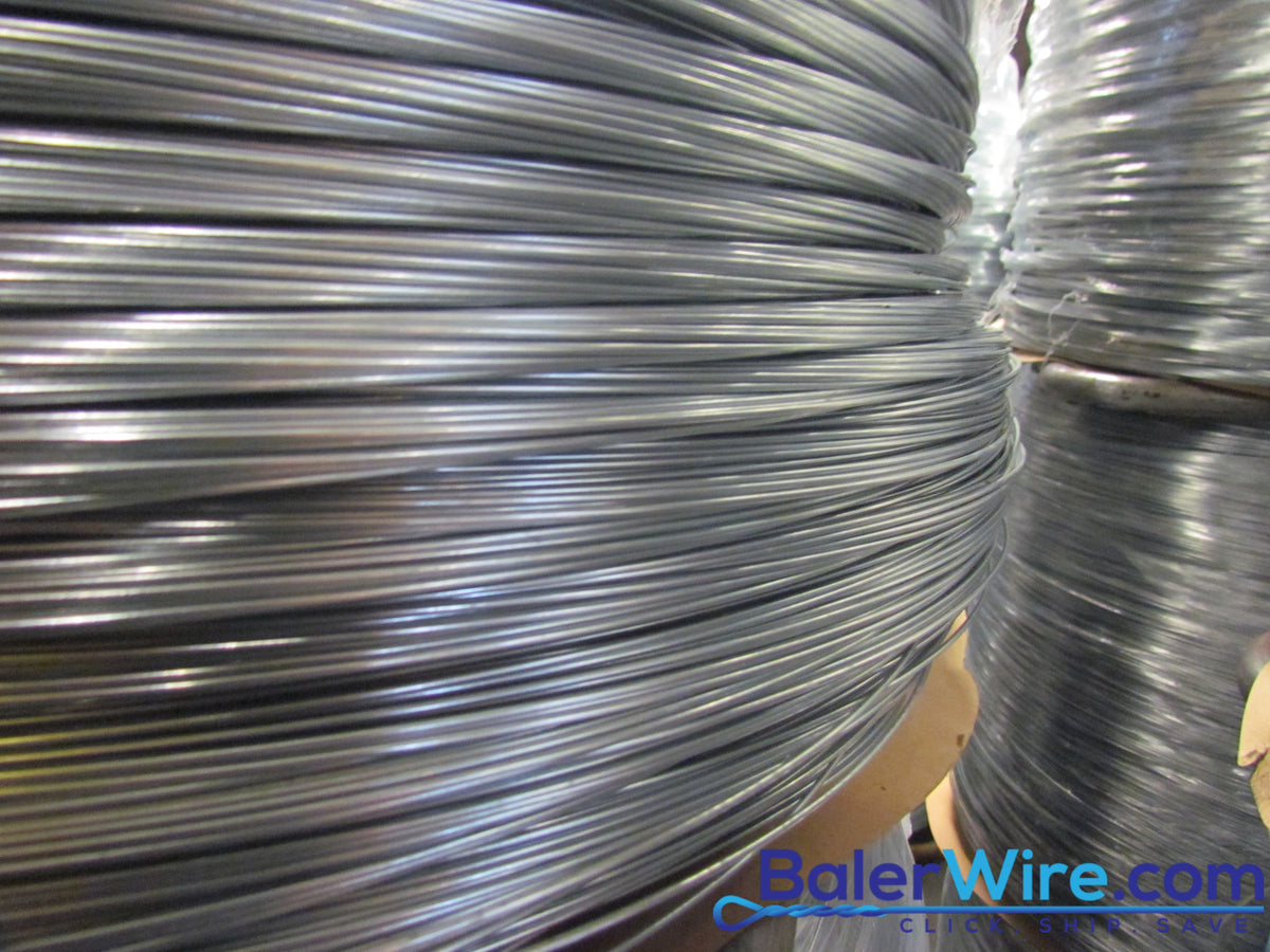 11 Gauge Auto Tie Galvanized Stem Wire, Stump Wire | BalerWire.com